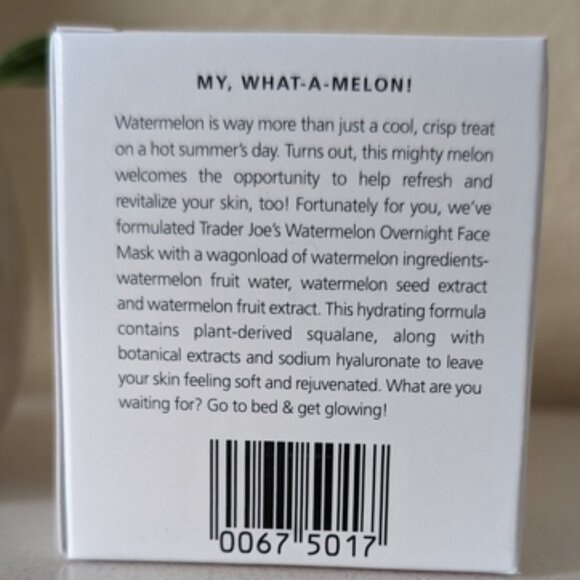 Trader Joe'S | Skincare | Trader Joes Face Mask And Lip Mask | Poshmark